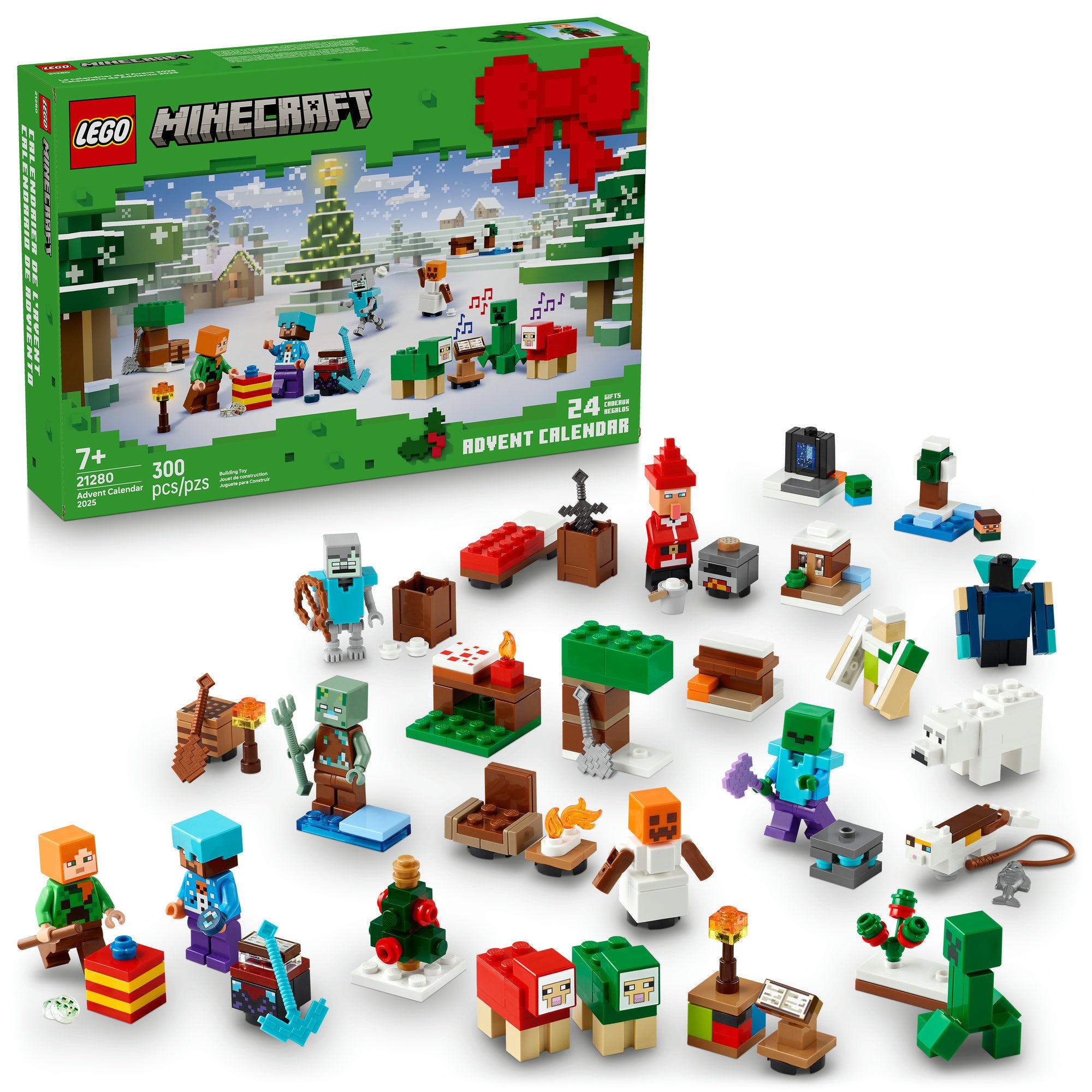 21280 Minecraft Advent Calendar 2025 – bricksminfigsherndon